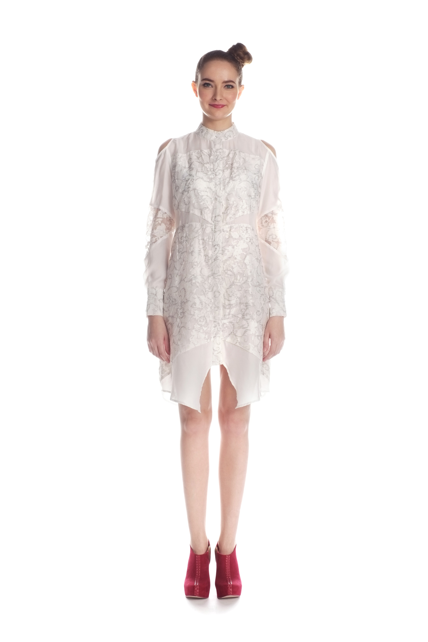 ADA SHIRT DRESS (WHITE) – The WonderLand Fashion | Wear Different, Be ...